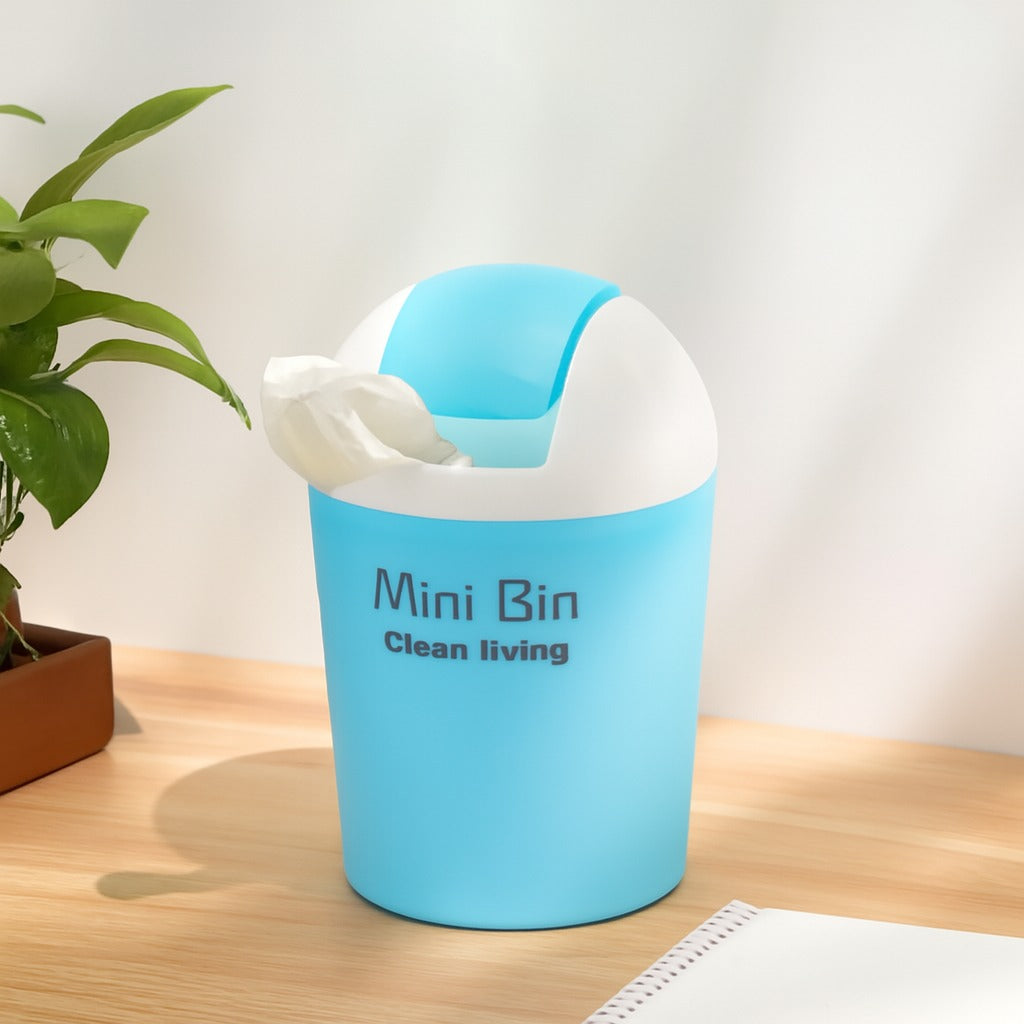 Mini Plastic Desktop Trash Bin – Budget Mart